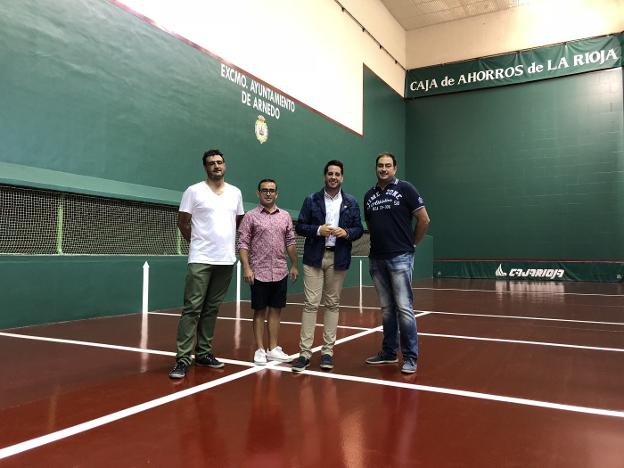 Arnedo renueva el frontón corto y el trinquete por primera vez en 19 ...